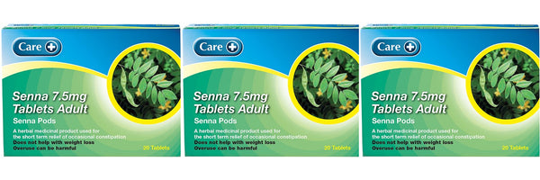 Care Senna 7.5mg 20 Tablets (Pack Of 3) – Ionic Pharma