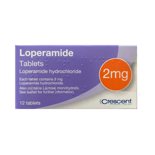 Loperamide 2mg 12 Capsules – Ionic Pharma