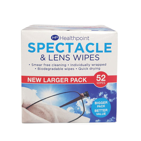 HP Spectacle Wipes 52pk – Ionic Pharma