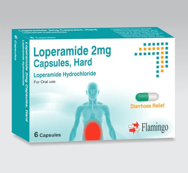 Loperamide 2mg 6 Capsules – Ionic Pharma