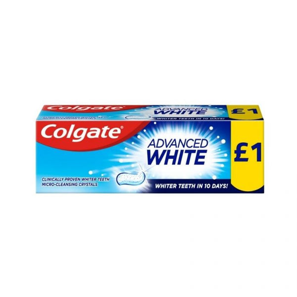 Colgate Advanced White Whitening Toothpaste 50ml – Ionic Pharma